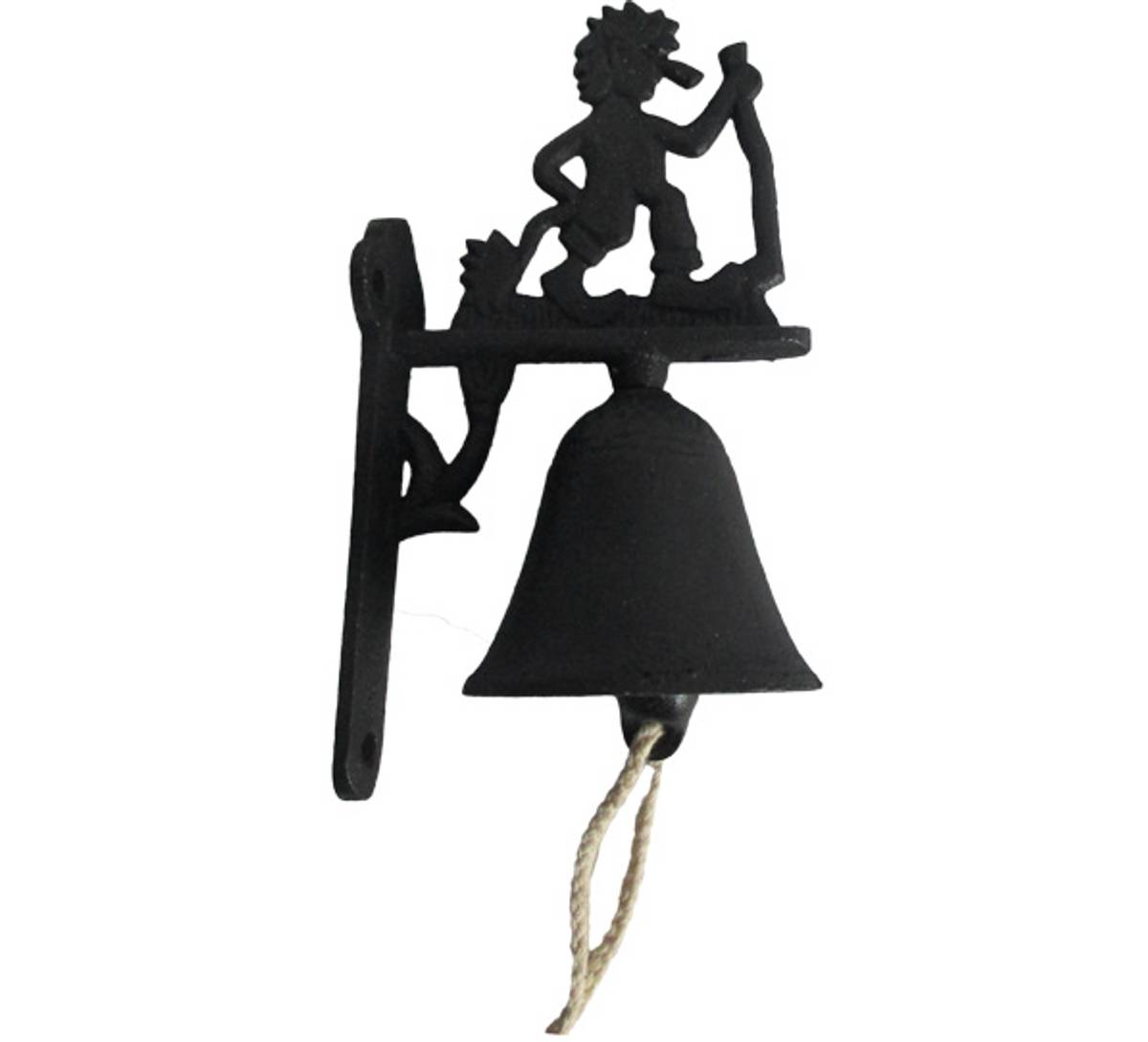 661409 Door Bell with Troll, cast iron – Bergquist Imports