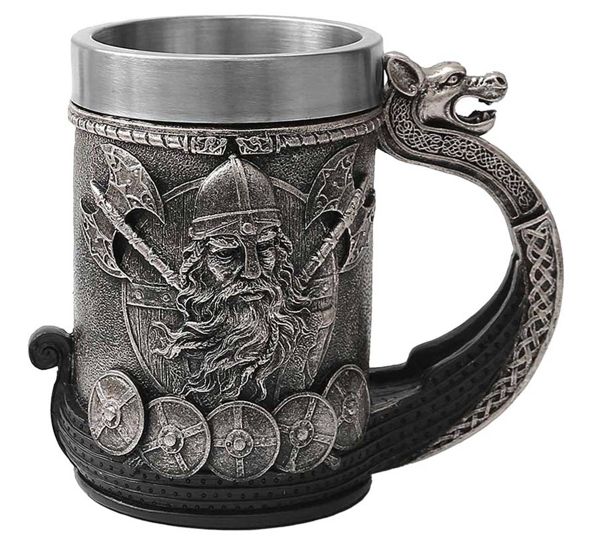 757074 Viking Beer Mug: Viking with Axe – Bergquist Imports