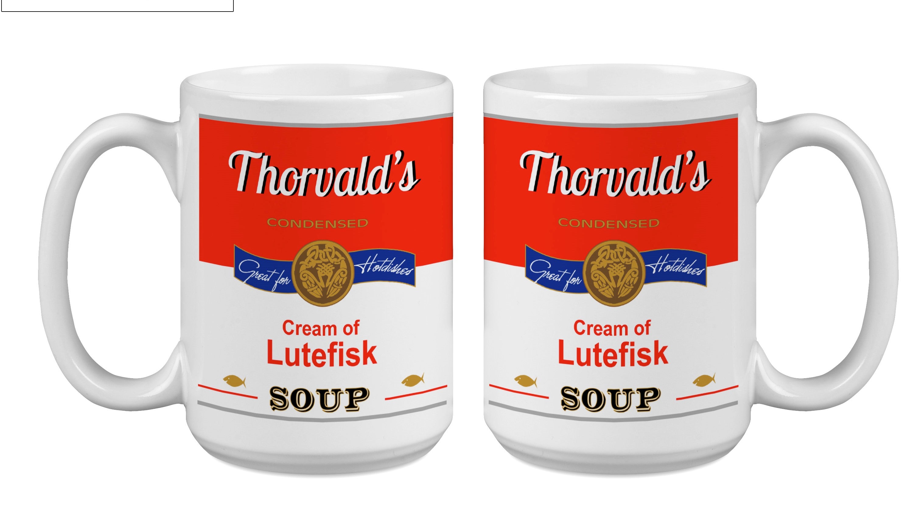 18300-00 15 oz Mug: Cream of Lutefisk Soup – Bergquist Imports